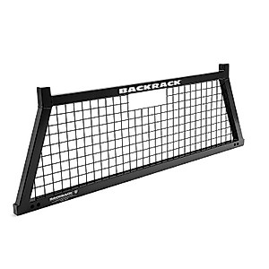 BACKRACK | 10400 | Truck Bed Safetyrack Headache Rack |Fits '68-'07 Chevy/GMC Classic/CK Series | '75-'03 F-150 |'04-'15 Nissan Titan | '68-'17 Dodge Ram | '95-'07 Toyota Tundra, Black