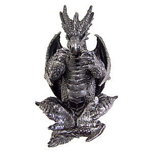 Gothic Dragon Wine Bottle Holder 6 3/4 Inch