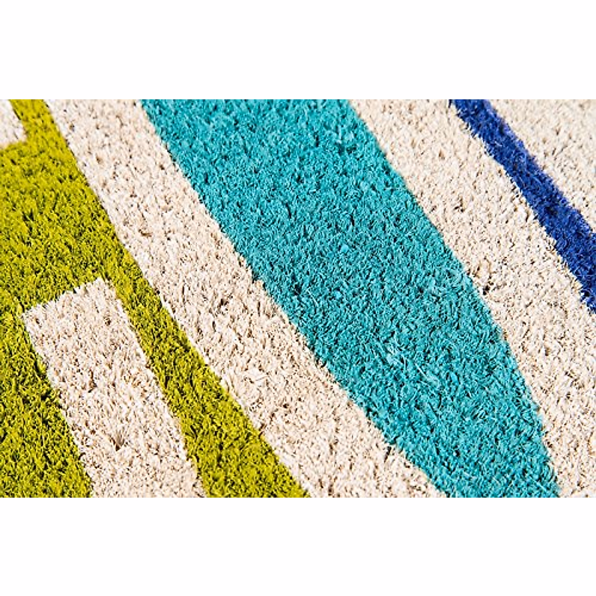 Novogratz by Momeni Aloha Collection Welcome Doormat, Multi, 1'6" x 2'6", Multicolor, 1'-6" x 2'-6"