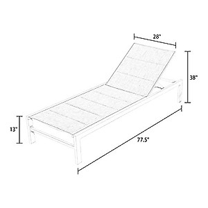Iwicker 2 PCS Patio Aluminum Chaise Lounges Outdoor Weather-Resistant Textilene Quick Dry Foam Padded Lounge Chairs with Adjustable Backrest and Wheels, Beige