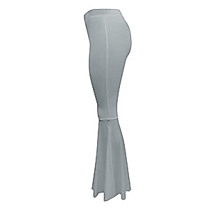 Cross Waist Bootcut Yoga Pants for Women, Non See Through Bootleg Sports Gym Flare Workout Pants qia230104- *462-new Years eve Party Supplies Grey