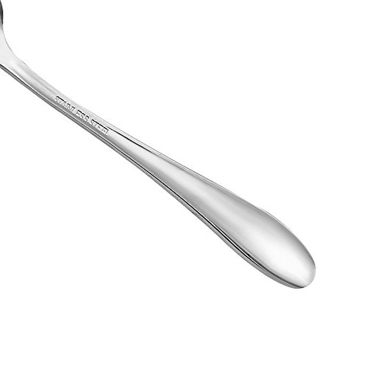 Eslite Large Soup Spoons/Stainless Steel Bouillion Spoons,12-Piece,7.7 Inches
