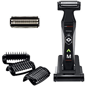 The Looking Great – Balls and Back Grooming Bundle by MANGROOMER - This Bundles Contains 2 Products: MANGROOMER Professional Body Groomer & Trimmer and The MANGROOMER Professional Back Hair Shaver
