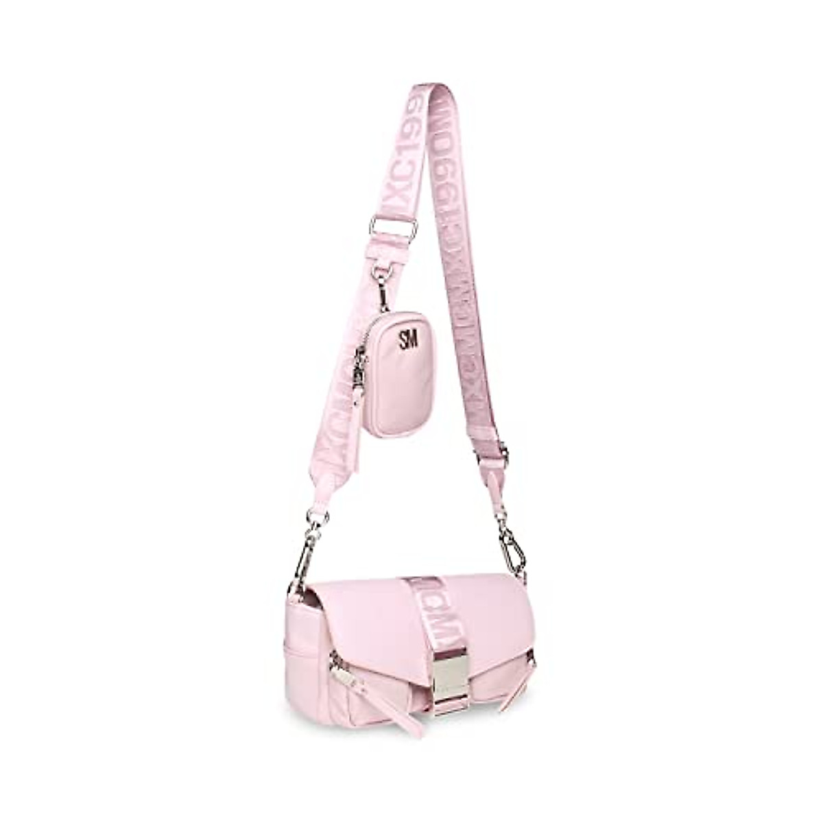 Steve Madden MOVE Utility Crossbody Bag, Light Pink