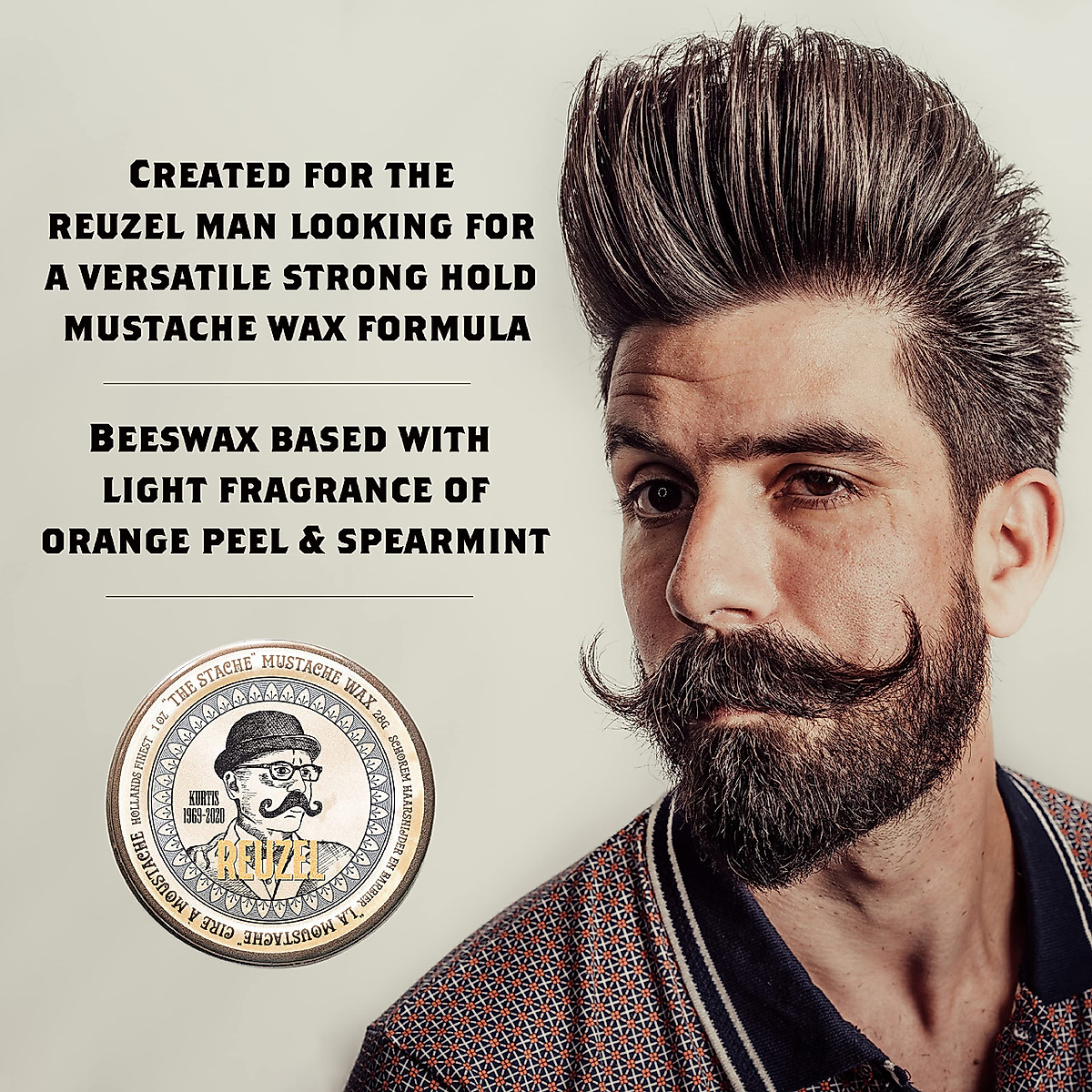 Reuzel The Stache Mustache Wax, 1 oz