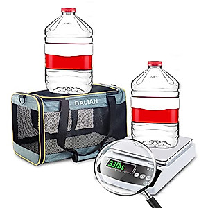 Cat Carrier Airline Approved Pet Carrier,Dog Carrier Soft-Sided Pet Travel Carrier Maximum Pet Weight 17 Pounds 17.5“x10 x10