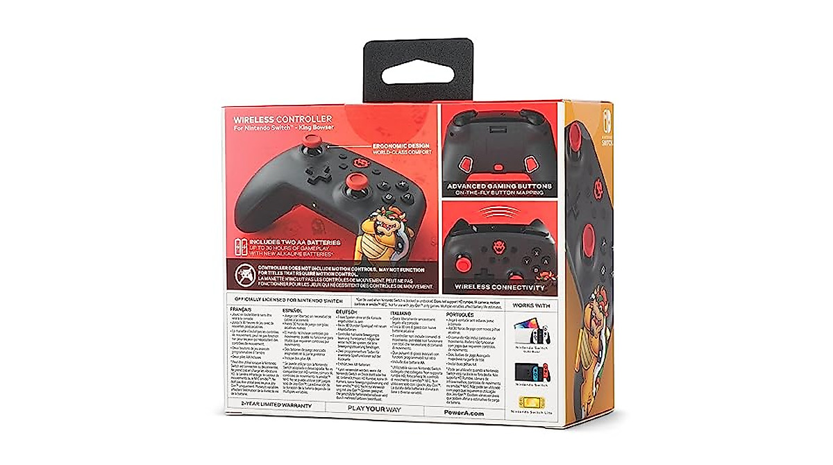 PowerA Wireless Nintendo Switch Controller - King Bowser