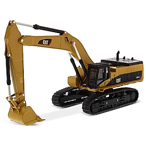 1:64 Caterpillar 385C L Hydraulic Excavator - Construction Metal Series by Diecast Masters - 85694 - Play & Collect - Functioning Boom, Arm, and Bucket - Made of Diecast Metal with Some Plastic Parts