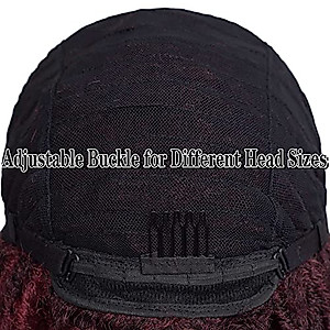 YEZHIQIU 8Inches Short Dreadlock Wig Natural Black Synthetic Hair Nu Faux Afro Dreadlock Wigs Heat Resistant Breathable Faux Locs Braids Hair Wigs (1B/Bug#)