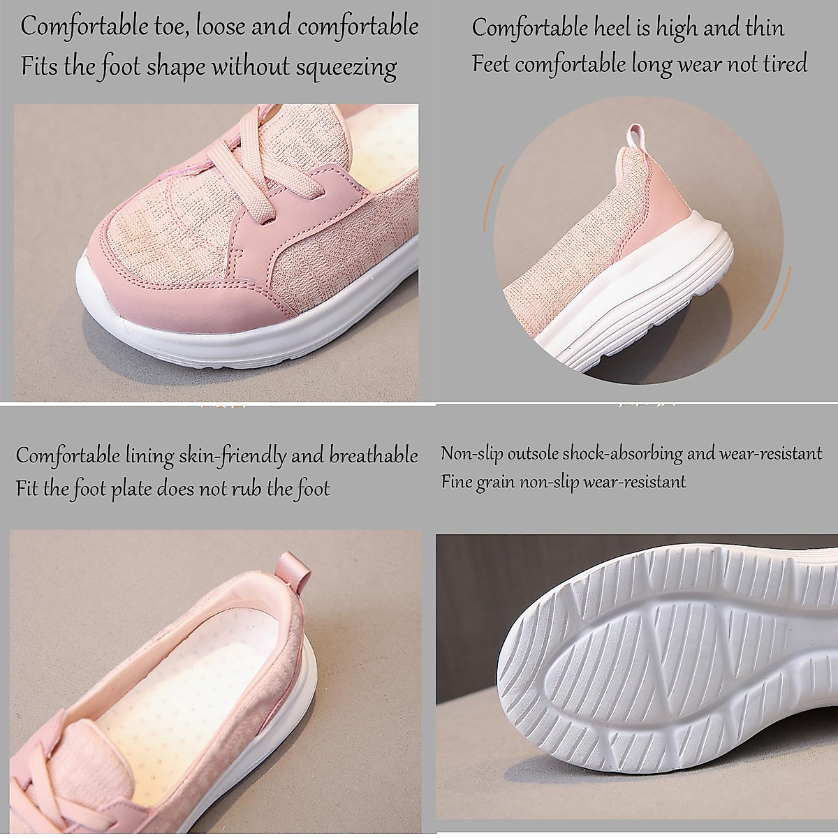 GUTZBSY New Kotsas Orthopedic Shoes for Women,Orthopedic Women Shoes Breathable Slip on Arch Support Non-Slip (Black,8)