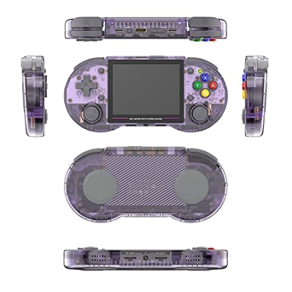 RG353PS Handheld Game Console Built-in 15000 Games, 16+64G 3.5-Inch Retro Video Gaming Console Arcade Emulator, Support WiFi Online Battle & Bluetooth Gamepad, Linux System, RK3566
