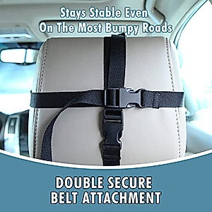 CARTMAN Baby Car Mirror, Safety Car Seat Mirror for Rear Facing Infant with Wide Crystal Clear View, Shatterproof, Fully Assembled, Crash Tested and Certified