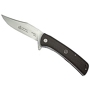 SGB Puma Sonic Black Carbon Fiber Ceramic Ball Bearing Knife