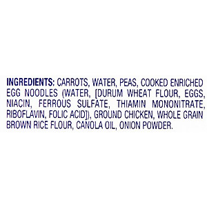 Gerber Baby Food 2nd Foods, Dinner, Chicken Noodle Puree, 4 Ounce Tubs, 2-Pack