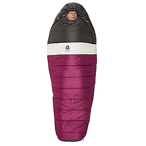 Sierra Designs Synthesis 20 Degree Sleeping Bag, Women's Mummy Style Camping & Backpacking Sleeping Bag