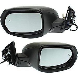 Kool Vue Driver & Passenger Side Power Heated Mirrors for Honda CR-V 2017-2022 With Signal Light & Blind Spot Monitor Paintable North America Built Vehicle