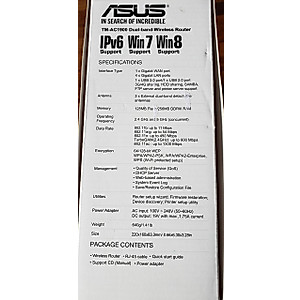 T-Mobile (AC-1900) By ASUS Wireless-AC1900 Dual-Band Gigabit Router, AiProtection with Trend Micro for Complete Network Security (Renewed)