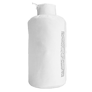 70334 Upgrade Dust Collector Filter Bags (1 Micron), for Wall Mount Dust Collectors Opening Size 4-5 inch Models, Grizzly, Shop Fox, Rockler Delta, Wen / DC5371/ 5372