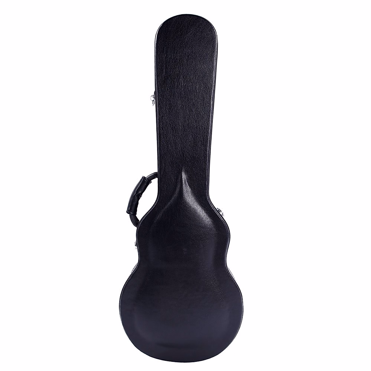 Ktaxon Electric Guitar Hard Case, Wooden Hard-Shell Protective Carrying Case for KLP Model Electric Guitar with Lock Latch Padding - Black