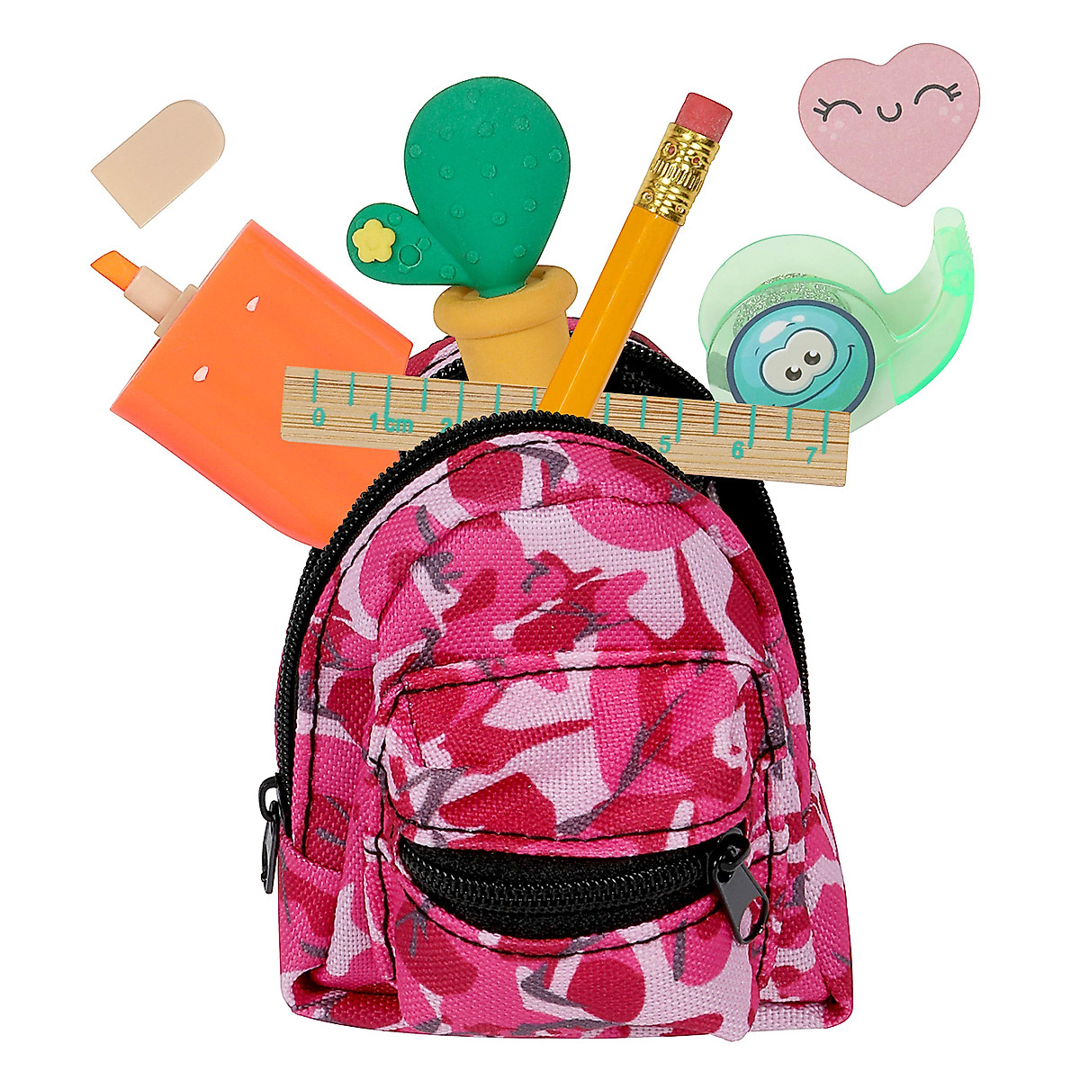 REAL LITTLES - Micro Backpack - 3 Pack with 18 Stationary Surprises Inside! - Styles May Vary