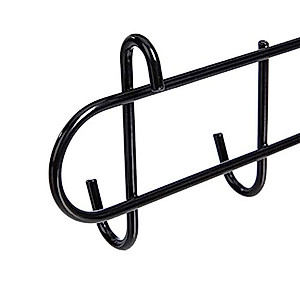 Amazon Basics Hook Rack for Wall Grid Panel, Black