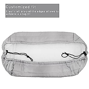 Bekith Indoor AC Cover Air Conditioner Cover AC Units Cover for Inside Window Unit 17 x 13 x 3.5 inches (L x H x D), Gray