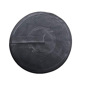 Libeder Mesh Hanging Storage Space Saver Bags Organizer,Foldable Storage Organizer 5 Compartments Toy Storage Basket for Kids Room Bathroom 2 Sets Grey