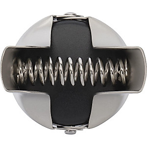 Monopol Champagne Stopper In Chrome Plated Dishwasher Safe And Rustproof, Silver