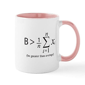 CafePress Be Greater Than Average Mugs Ceramic Coffee Mug, Tea Cup 11 oz