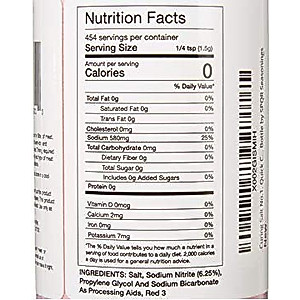 Curing Salt No.1. Quick Cure Premium Prague Powder XL 1.5 Pound Bottle by SPQR Seasonings