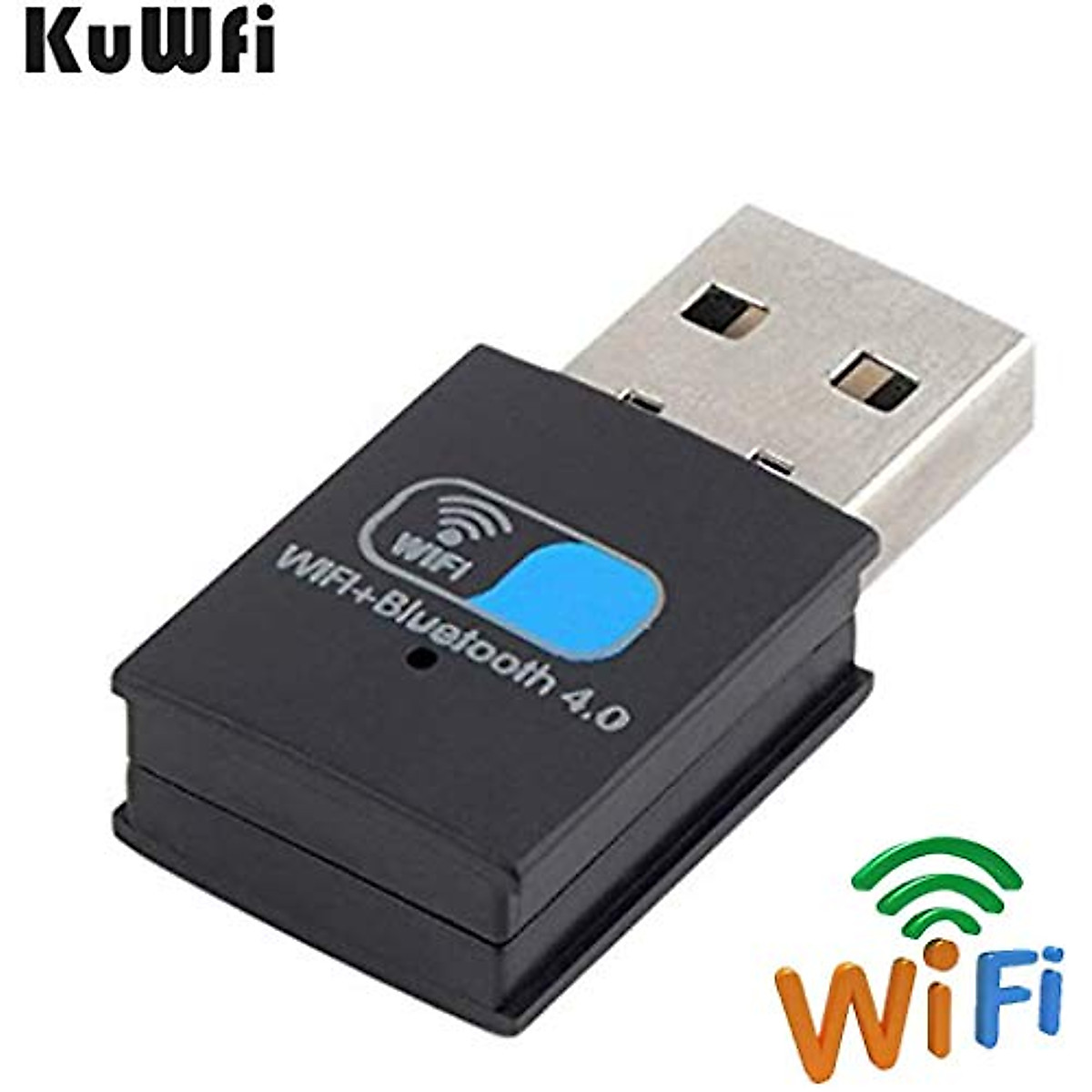 KuWFi WiFi+ Bluetooth 4.0 USB Wireless WiFi USB Adapter LAN Network LAN Card Portable Mini AP for Desktop Laptop
