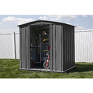 Arrow Shed Classic 6' x 5' Outdoor Padlockable Steel Storage Shed Building
