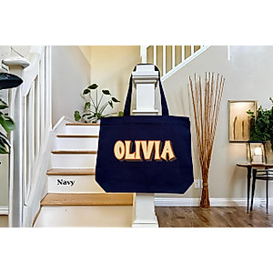 Personalized Tote Bag With Zipper, Bachelorette Gift, Wedding Gift, Tote Bag With Zipper, Custom Tote Bag, Customized Gift Bag