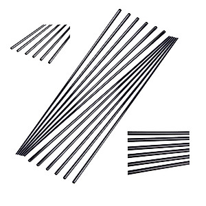 ZSHJGJR 3K Archery Pure Carbon Arrow Shaft 350 Spine ID 6.2mm Raw Bare Arrow Shaft Carbon Shaft Tube 31.5 Inches for Competitive Competitions DIY Hunting Target Practice Arrows 6/12/24pcs (6)