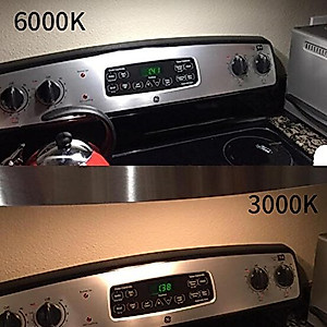 Mhxy E17 LED Bulb Dimmable whirlpoo,Microwave Light Bulb 4 Watt Daylight White 6000K AC110-130V (Pack of 2)