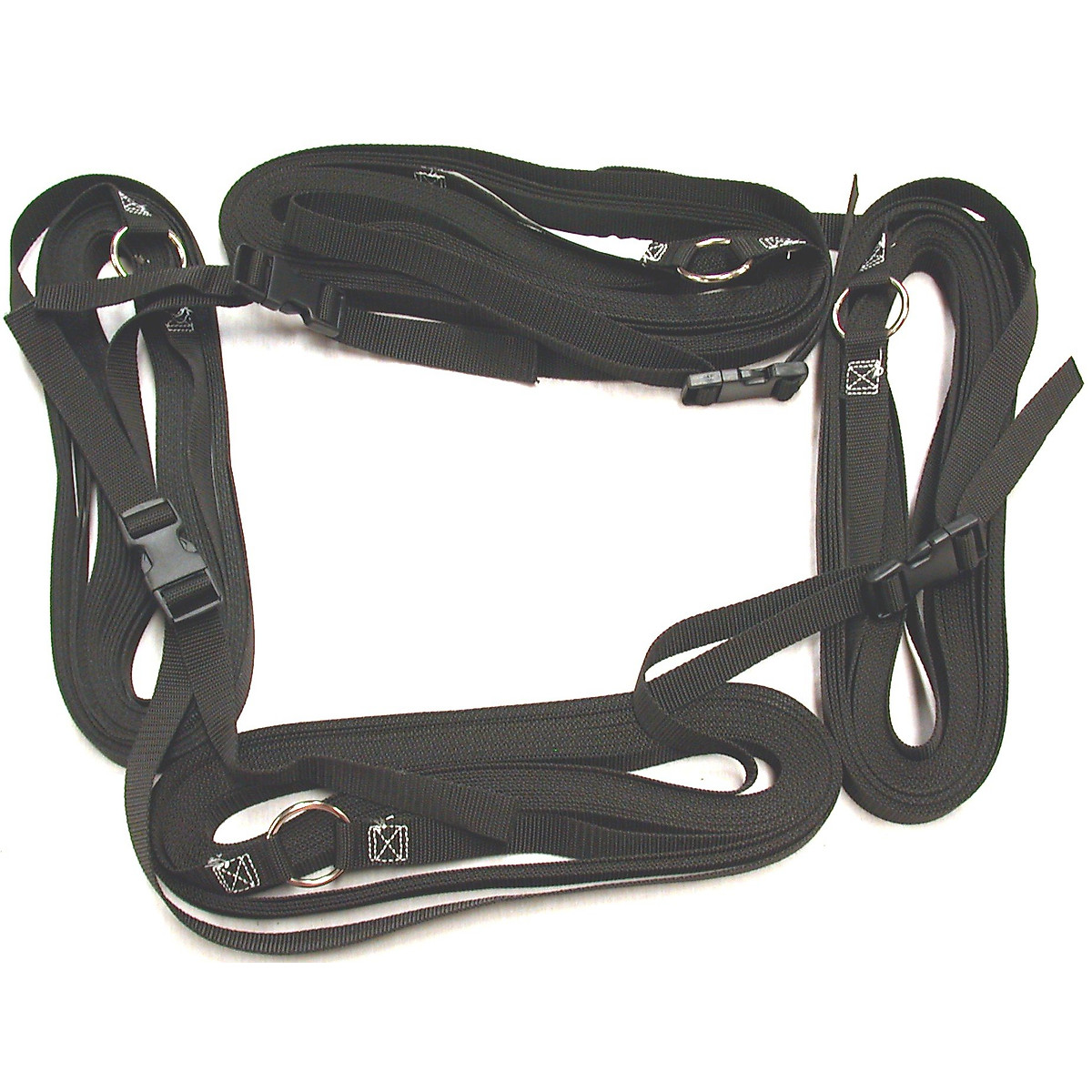 Home Court 1-inch Adjustable 8-meter (26.3' x 52.6') Sand Setup Line for Traditional Short Court Volleyball Courts - Full Court Size for Beach Volleyball Courts; M817AS (Black)