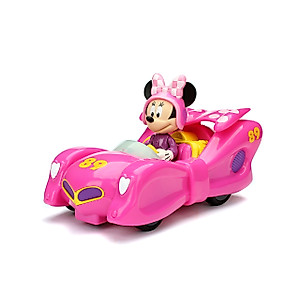 Jada Toys Disney Mickey & The Roadster Racers RC/Radio Control Toy Vehicle, Hot Pink