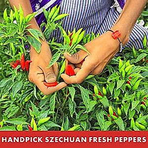 Yimi Dried Chiles Peppers, 5.3oz Red Hot Chili, Spicy Hot Heat, Great For Mexican,Thai and Chinese Recipes,like Pozole, Tamales, Hotpot, In Resealable Bags, Super Hot, Ideal Gift for Halloween