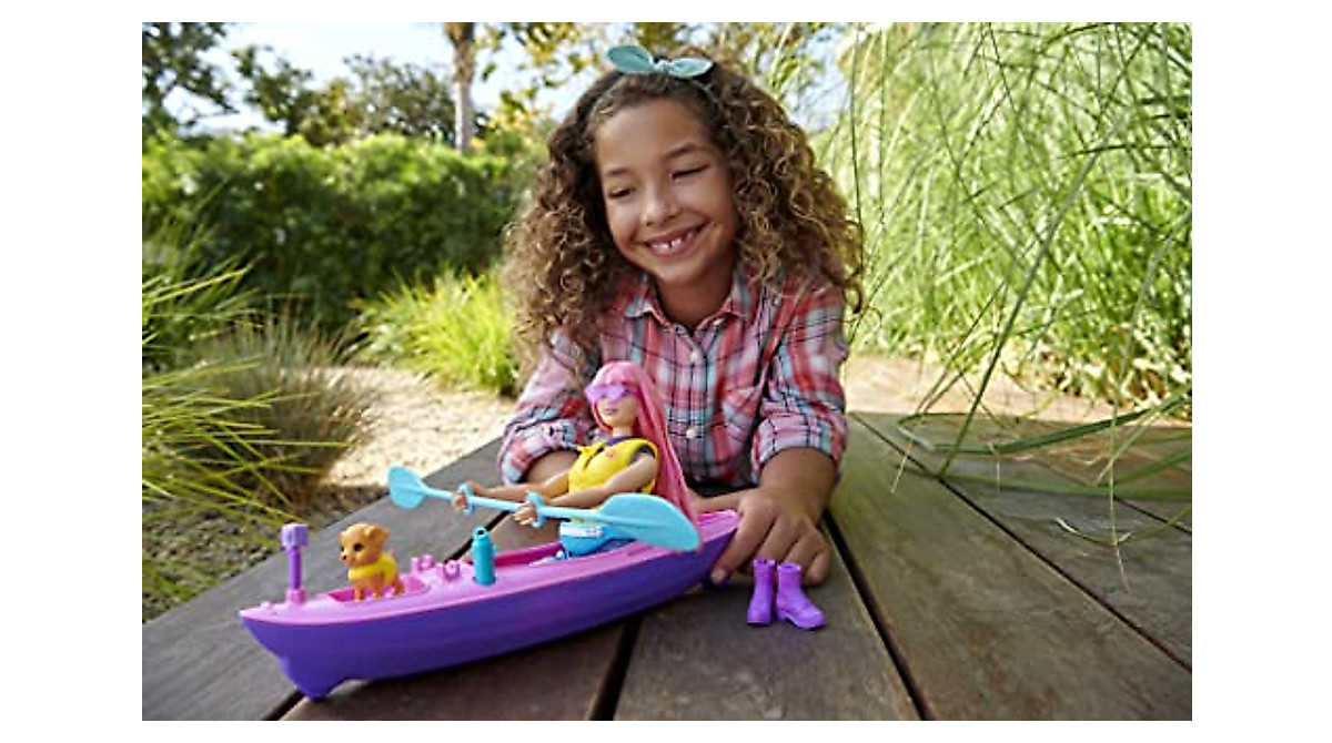 Barbie It Takes Two Doll Playset with Kayak & Accessories