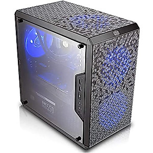 AVGPC Q-Box Series Gaming PC, 4.6 GHz Max Boost AMD Ryzen 7 5700G 8-Core, 16-Thread CPU with Radeon Graphics, 240mm Liquid Cooler, 16GB DDR4 500SSD, Windows 10 AC WiFi