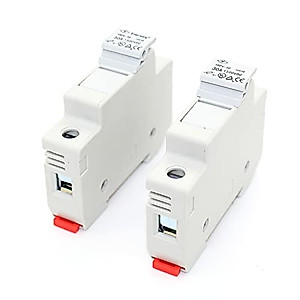 50Pcs DC 1500V 10x38mm Solar PV Fuse Holder Fuse Box for Solar PV System Protection