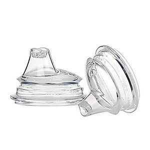 Nuby Comfort 360 Plus Bottle and Trainer Cup Replacement Spout, 2 pack