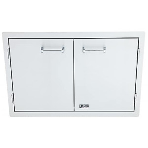 Best of Backyard L-60000 Built in BBQ LP 32", Double Door w/Towel Rack and Refrigerator 4.5 cubic Stainless Steel Front Door