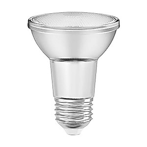 SYLVANIA LED TruWave Natural Series PAR20 Light Bulb, 50W Equivalent, Efficient 6W, Medium Base, Dimmable, 3000K, White - 1 Pack (40920)