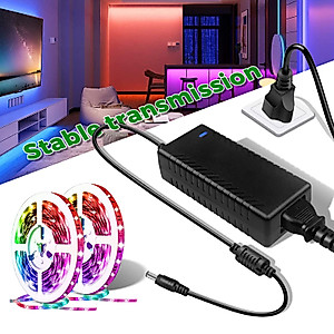LeTaoXing 5V 5A Power Supply Adapter 5 Volt 5 Amp 25W AC 100V~240V to DC Converter Transformer LED Driver with 5.5x2.5mm DC Tip for WS2812B WS2813 LED Pixel Strip Raspberry Pi Arduino