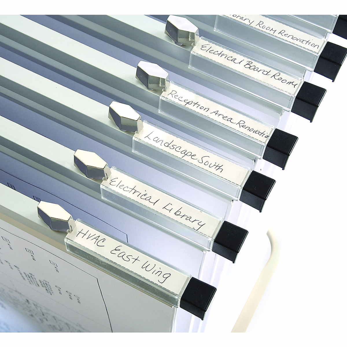 Brookside Design Blueprint Hanging Clamps, 18-Inch, Set of 6 (BD-PC618)