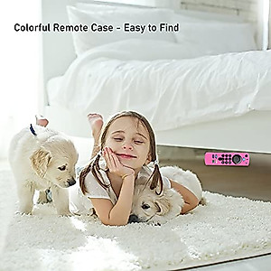 3-Pack Remote Case for TV 3rd Gen 2021 Glow in The Dark, Voice Remote Protective Silicone Cover Glow in Dark with Lanyard (Fluorescent Green/Pink/Blue)- LEFXMOPHY