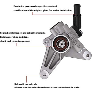 Power Steering Pump for 2005-2008 Honda Pilot 2005-2010 Honda Odyssey 2007-2013 Acura MDX Replace # 56110-RGL-A03 56110-PVJ-A01 56110-RYE-A02 Power Assist Pump