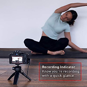 Panasonic LUMIX G100 4k Mirrorless Camera, Lightweight Camera for Photo and Video, Built-in Microphone, Micro Four Thirds with 12-32mm Lens, 5-Axis Hybrid I.S, 4K 24p 30p Video, DC-G100VK (Black)
