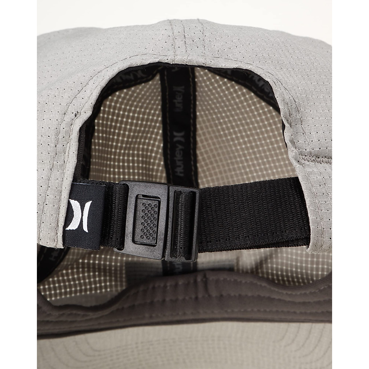 Hurley Men's Baseball Cap - Compact One & Only Snap Back Hat, Size One Size, Wolf Grey